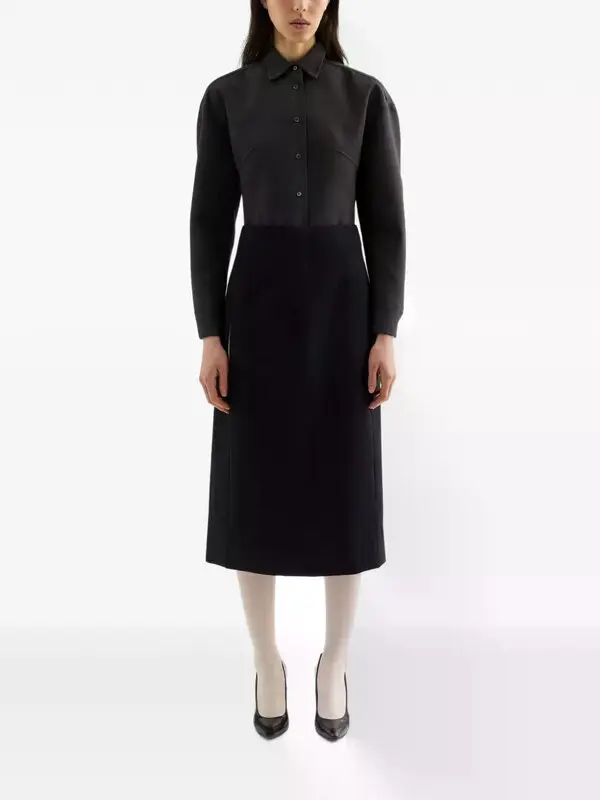 JIL SANDER Silk Faille Skirt