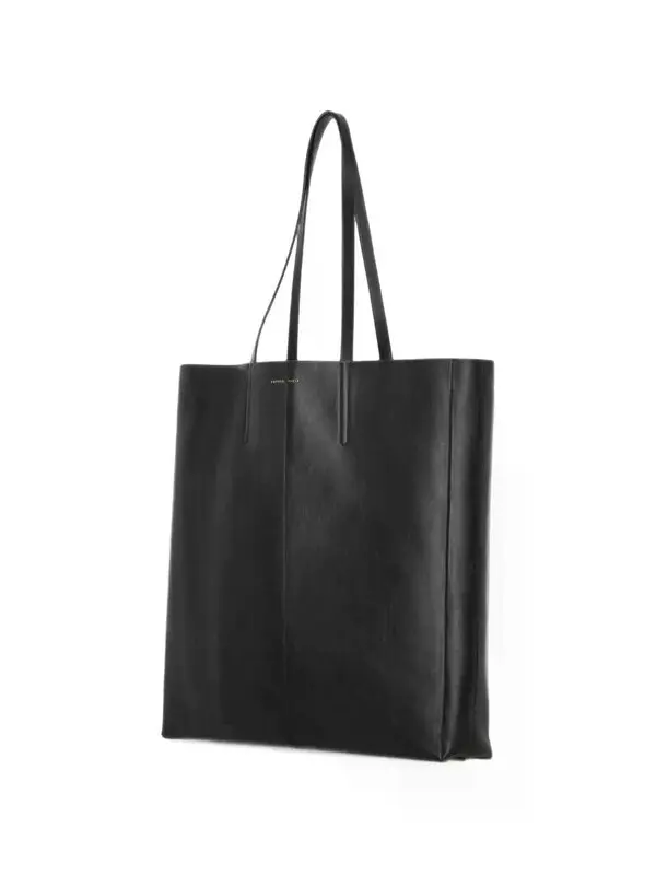 Carven Jean Logo-embossed Leather Tote Bag