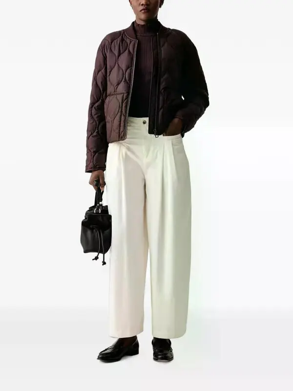 Marc O'polo Ribbed-knit Short-sleeve Top
