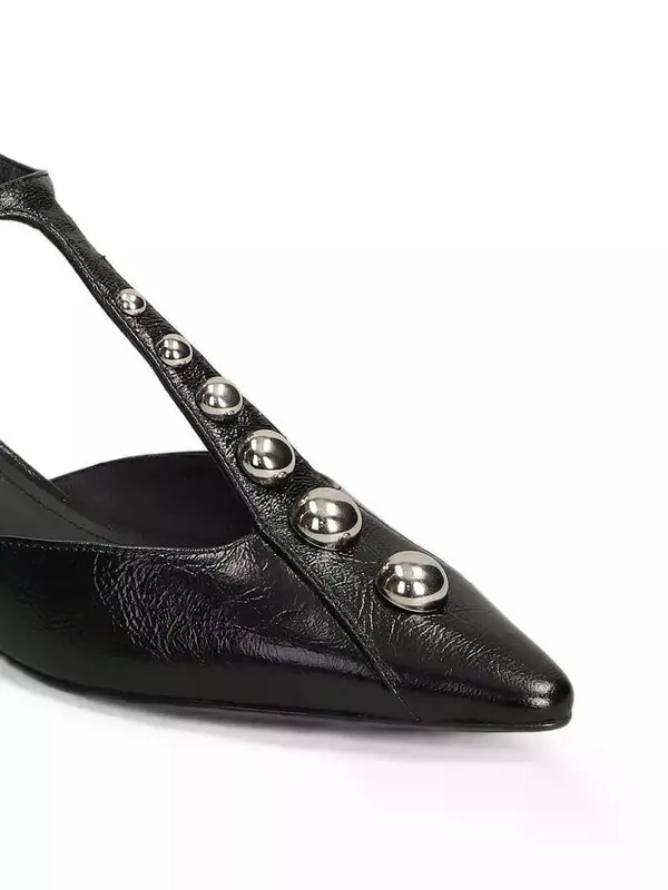 BIBI LOU Carinna Studded T-bar Pumps