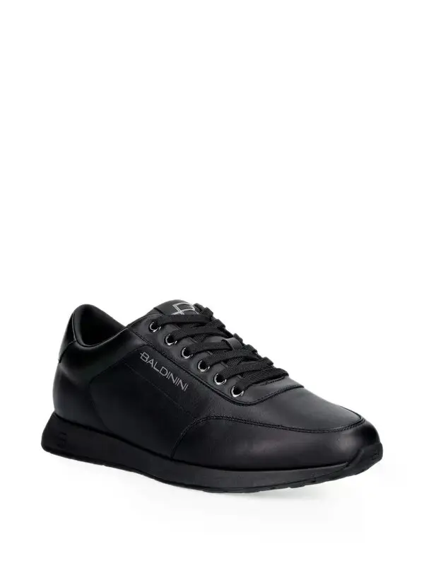BALDININI Logo-print Leather Sneakers
