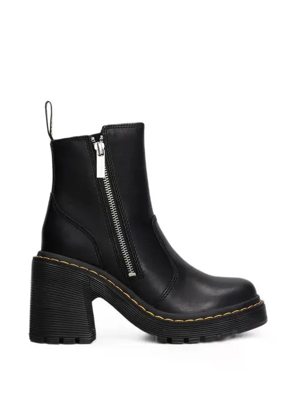 Dr. Martens Spence Side-zip Block-heel Ankle Boots