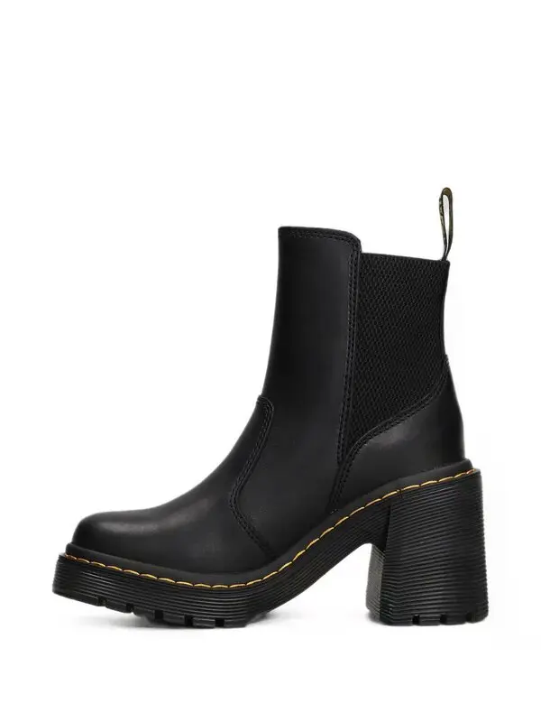 Dr. Martens Spence Side-zip Block-heel Ankle Boots
