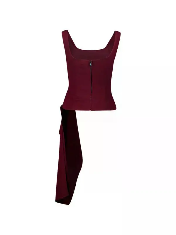 Roland Mouret Draped Wide-strap Top
