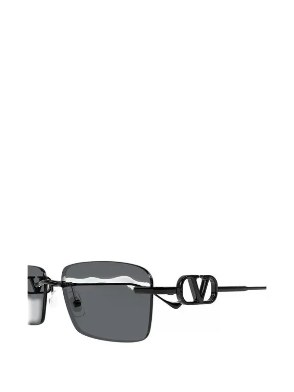 Valentino Garavani Vlogo Rectangle-frame Sunglasses