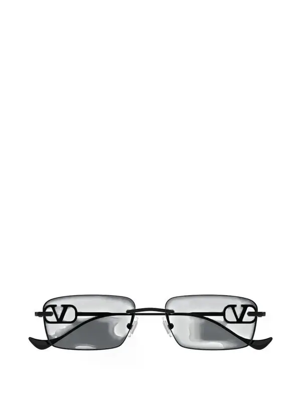 Valentino Garavani Vlogo Rectangle-frame Sunglasses