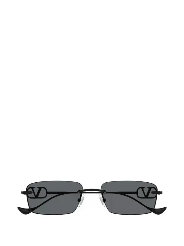 Valentino Garavani Vlogo Rectangle-frame Sunglasses