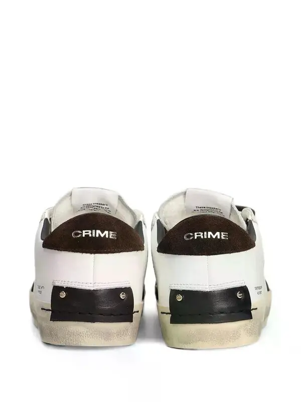 CRIME LONDON Distressed Panelled Sneakers
