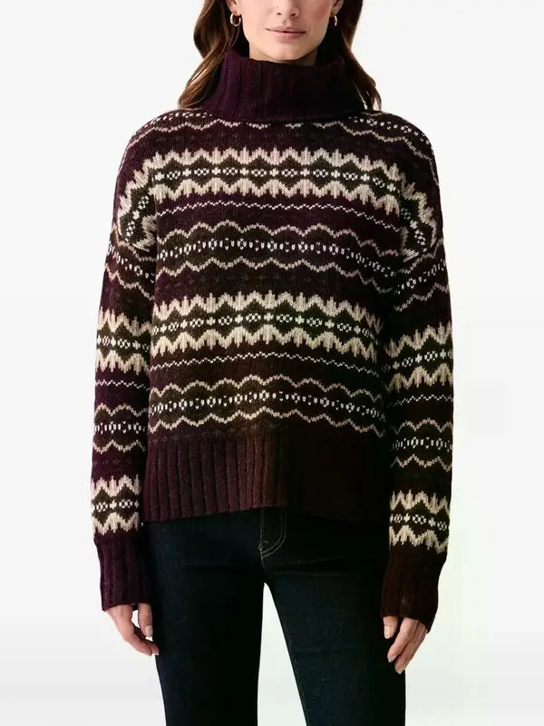 Barbour Fair Isle Roll-neck Sweater