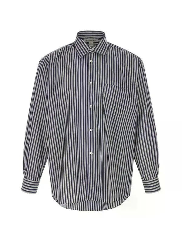 Comme Des Garçons Vertical-stripe Cotton Shirt