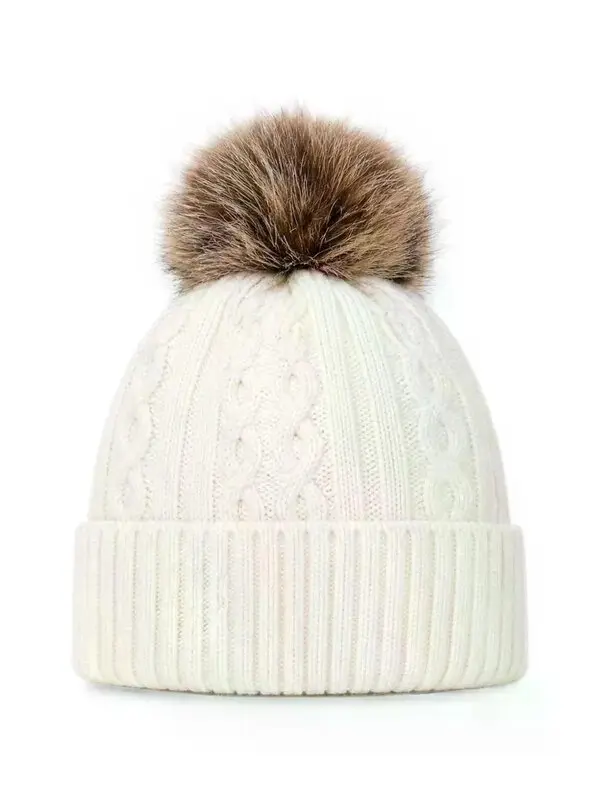 Liu Jo Knitted Hat With Pom-pom