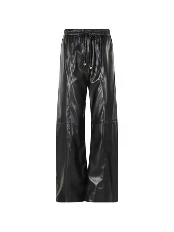 ISABELLE BLANCHE Elasticated-waist High-waisted Trousers