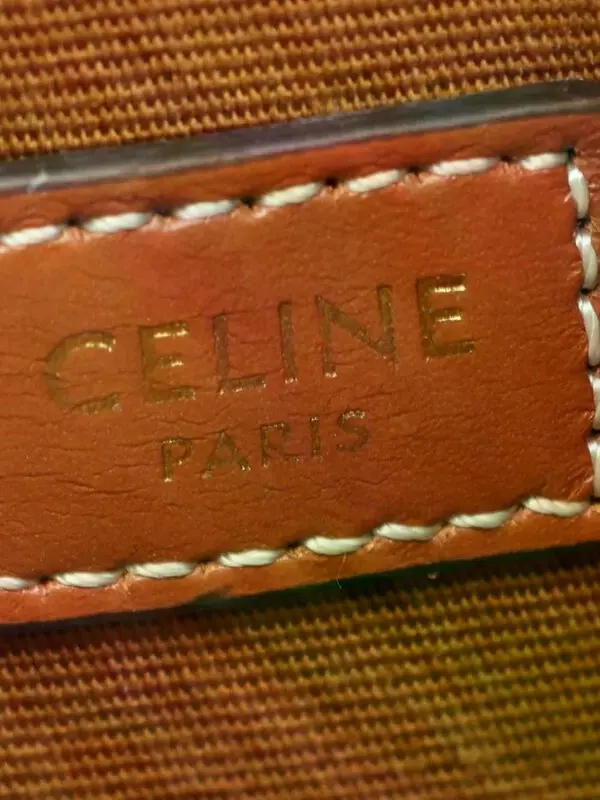 Celine 2000-2026 Medium Triomphe Coated Canvas Heart Satchel