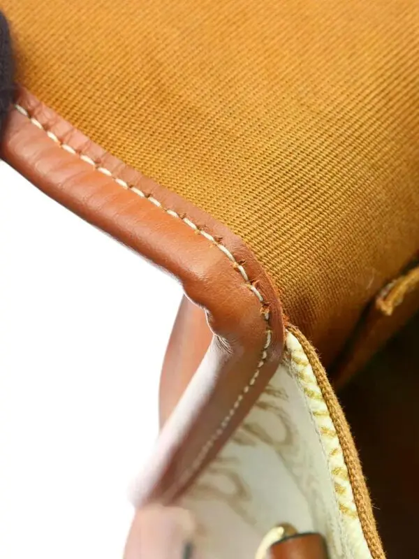 Celine 2000-2026 Medium Triomphe Coated Canvas Folco Crossbody Bag
