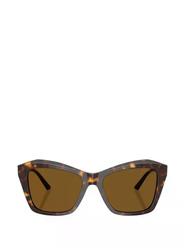 JIMMY CHOO Geometric-frame Tinted Sunglasses