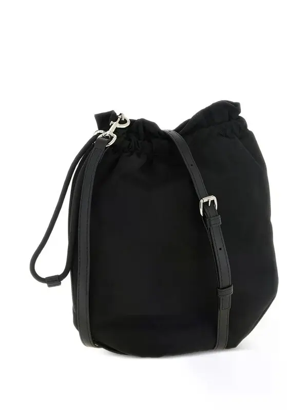 VIVIENNE WESTWOOD Orb Drawstring Bucket Bag - Black