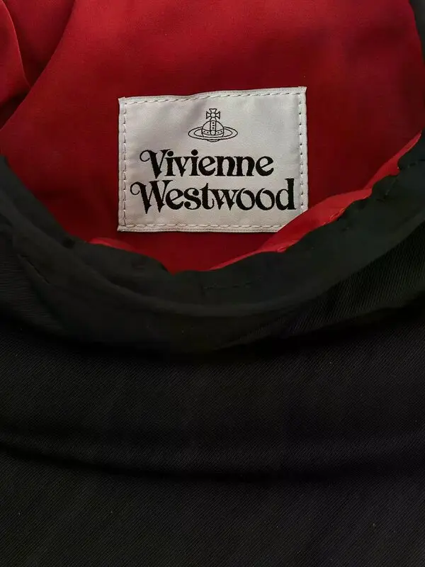 VIVIENNE WESTWOOD Orb Drawstring Bucket Bag - Black