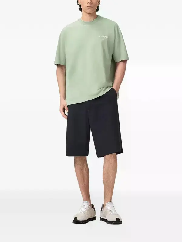 ALLSAINTS Underground Logo-print Crew-neck T-shirt - Green