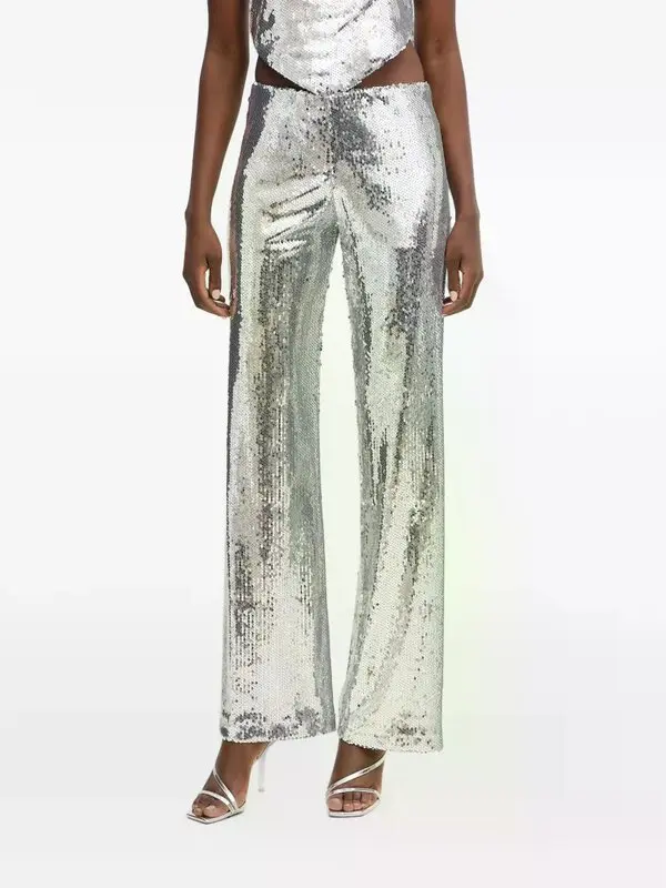 HAVEONE Sequin-embellished Trousers