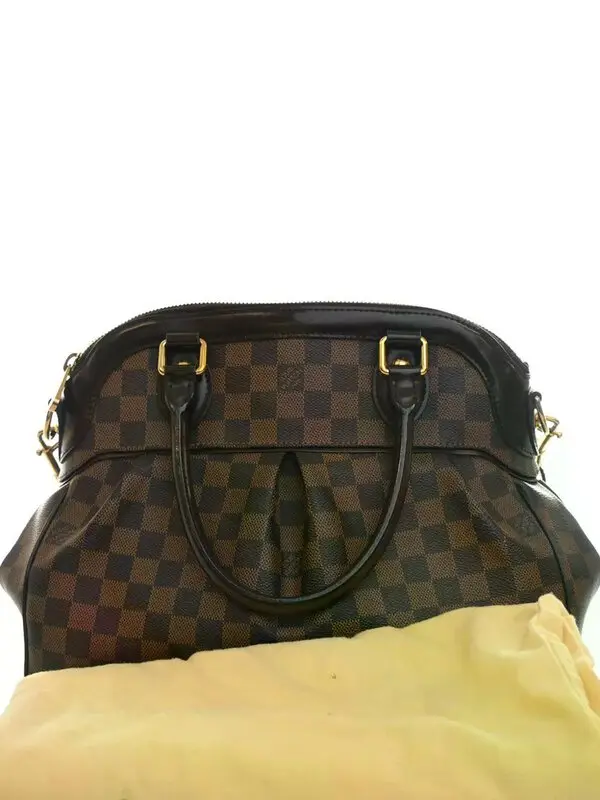 LOUIS VUITTON 2008 Damier Ebene Trevi Pm Satchel - Brown