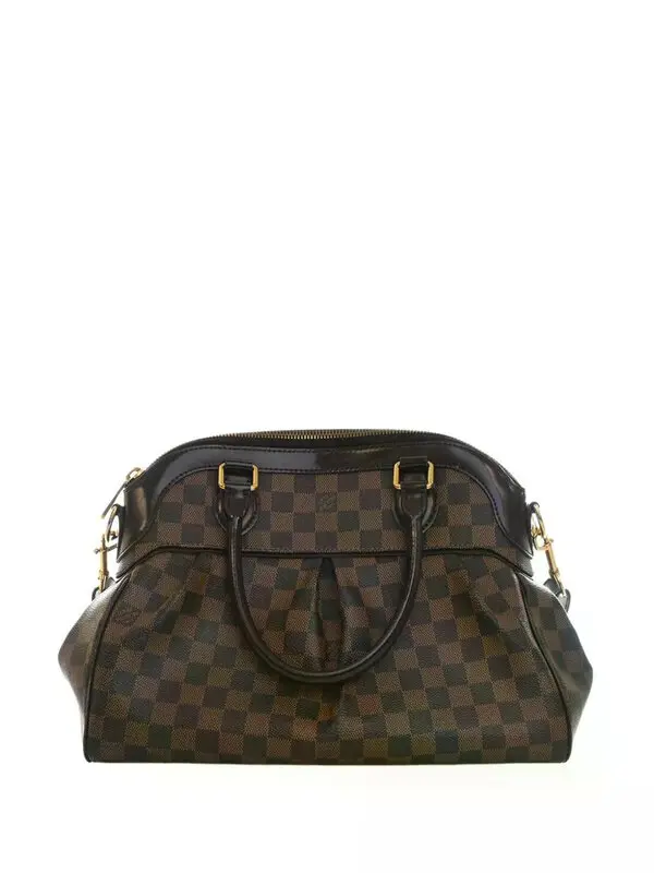 LOUIS VUITTON 2008 Damier Ebene Trevi Pm Satchel