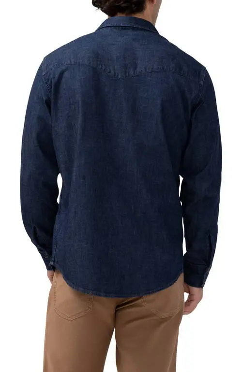 SILVER JEANS CO. Long Sleeve Denim Western Shirt