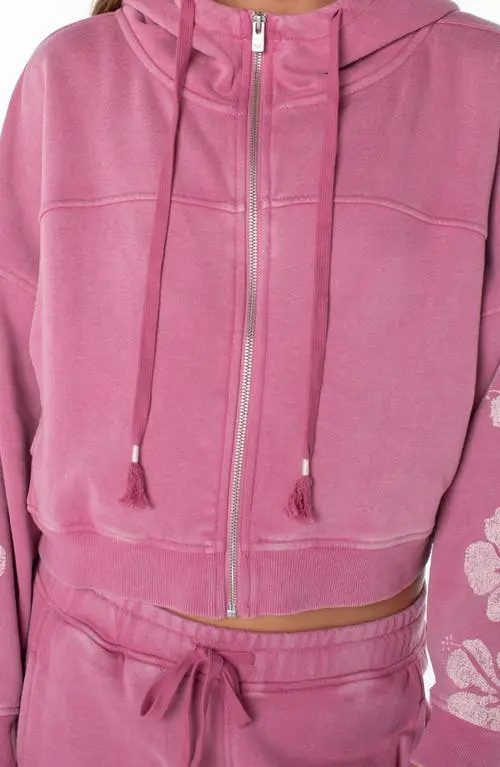 Roxy Tropical Trails Full Zip Hoodie - Htr Rose
