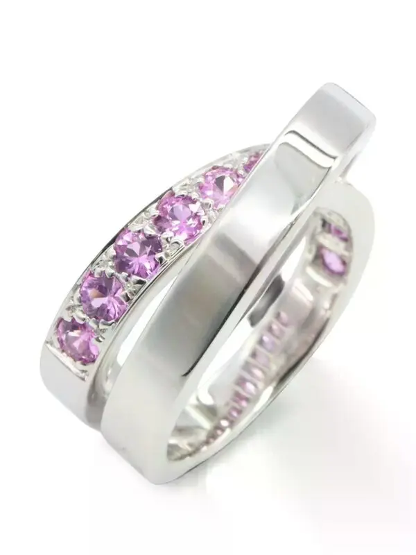 Cartier 2010s Paris Sapphire Ring - Silver