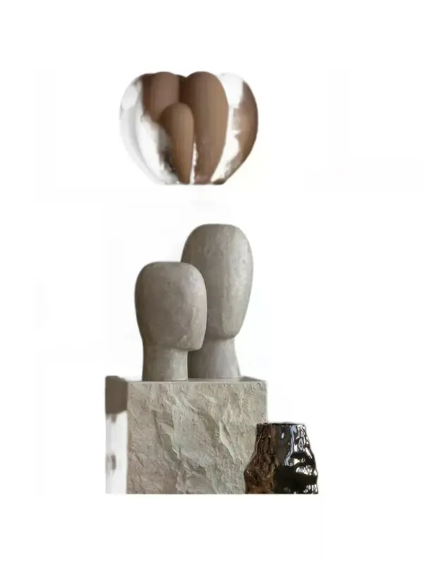 101 COPENHAGEN Carved Mini Head Sculpture