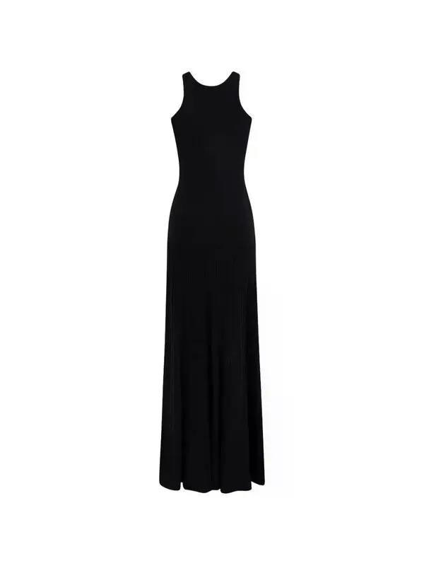 CAYET Elle Ribbed-knit Maxi Dress