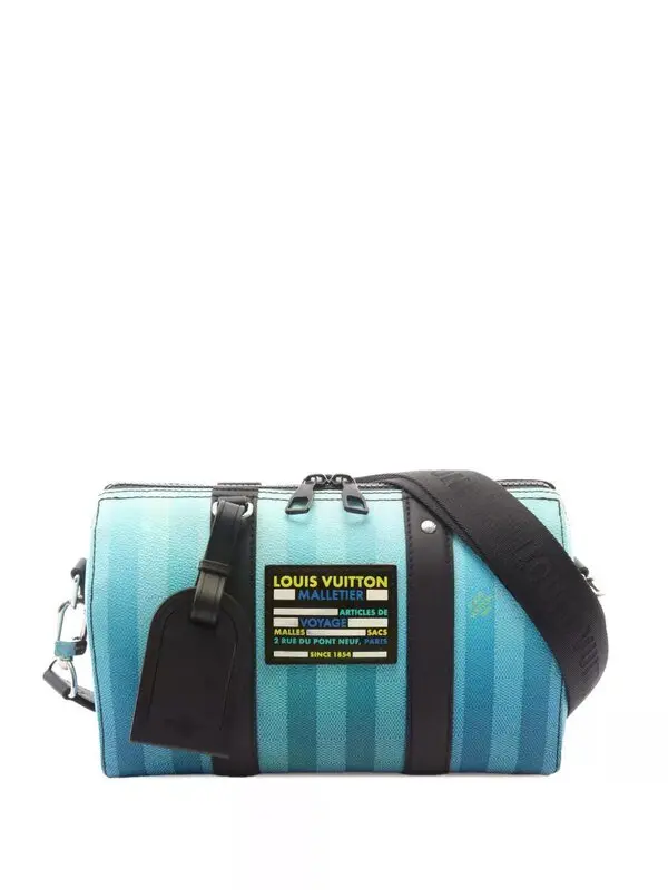 LOUIS VUITTON 2000-2026 Damier Stripe City Keepall Boston Bag