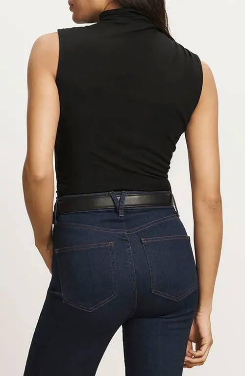 Veronica Beard Mylie Ruched Sleeveless Top