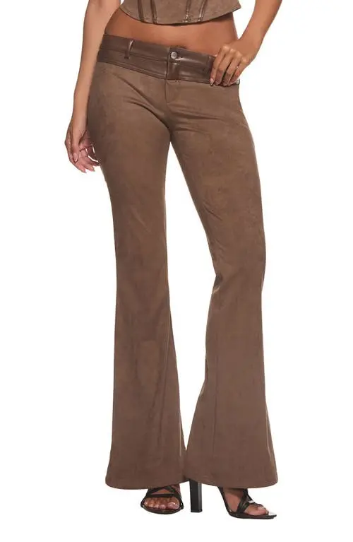 I.AM.GIA Viviane Faux Suede Flare Pants