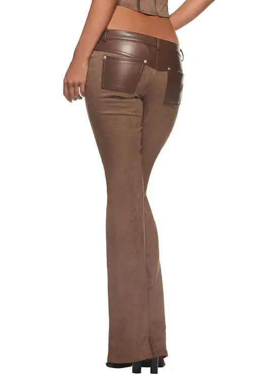 I.AM.GIA Viviane Faux Suede Flare Pants