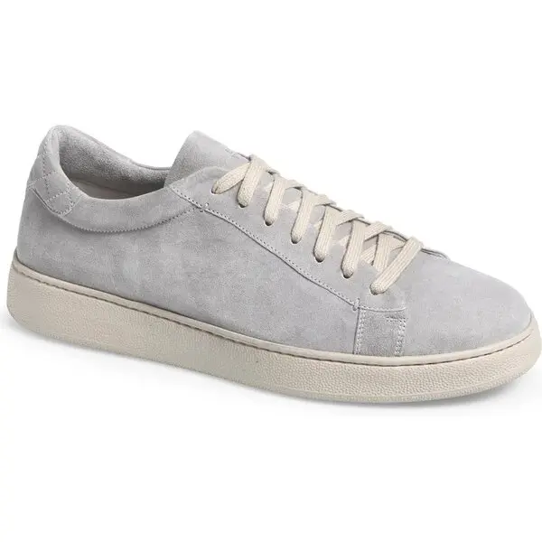 Eleventy Suede Low Top Sneaker - 02 Sand