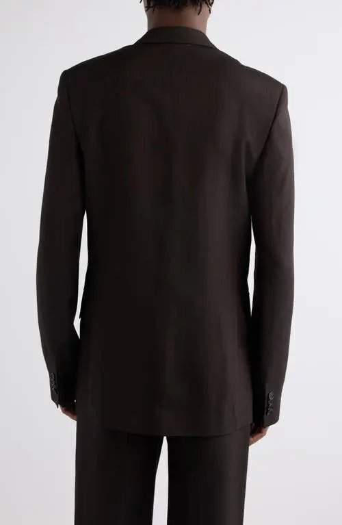 Acne Studios Jason Herringbone Double Breasted Blazer