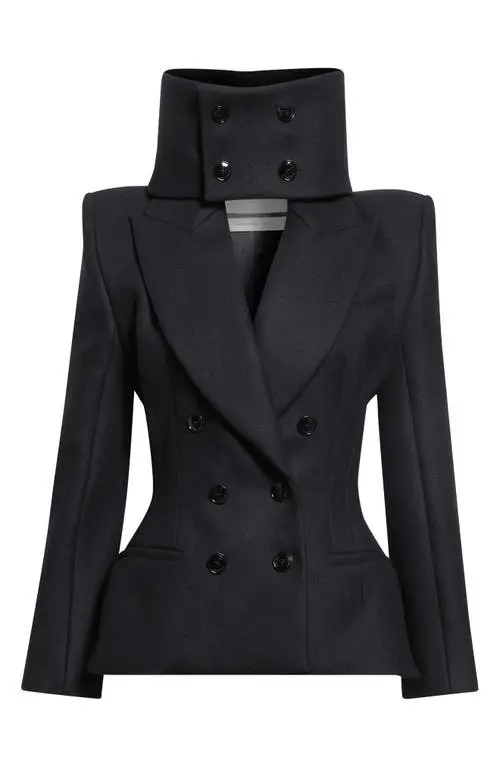 Matieres Fecales Brigitte Wool Blend Blazer