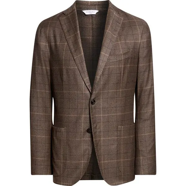 Boglioli Prince Of Wales Check Wool Sport Coat