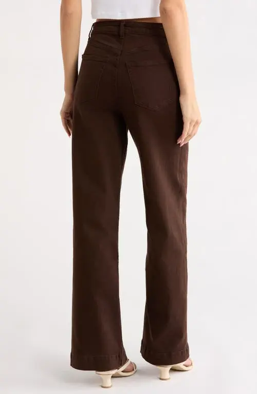 REFORMATION Bex Super Stretch High Waist Wide Leg Jeans