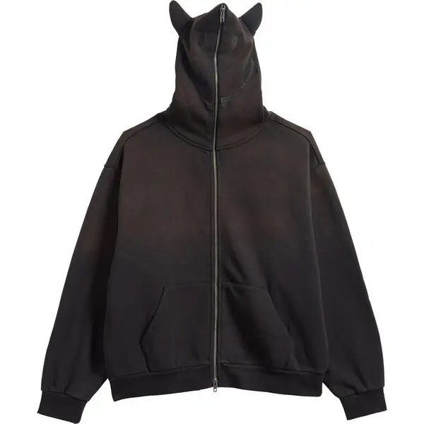 MARKET Smiley Devil Full Zip Hoodie - Black
