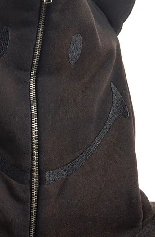 MARKET Smiley Devil Full Zip Hoodie - Black
