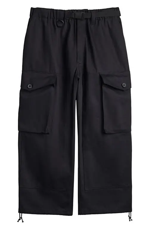 Y3 Cotton Twill Cargo Pants