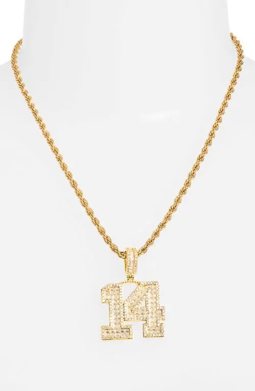 THE SIS KISS Game Day Bling Pendant Necklace