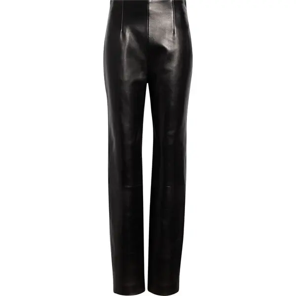 Khaite Ryden Leather Pants - Black
