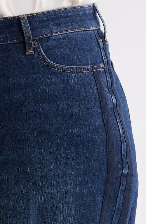NYDJ Teresa Tuxedo Stripe Wide Leg Jeans