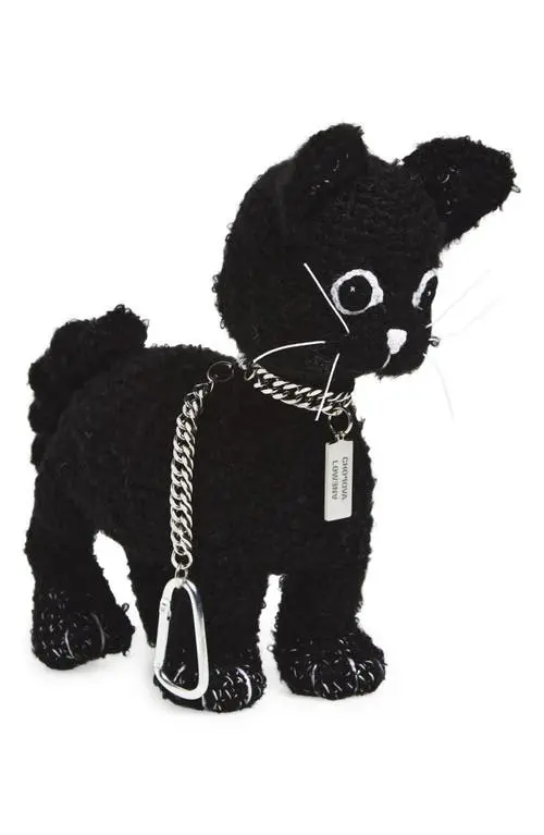 CHOPOVA LOWENA Kitten Pet Keychain - Black