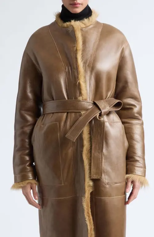 FFORME Demi Genuine Shearling Coat