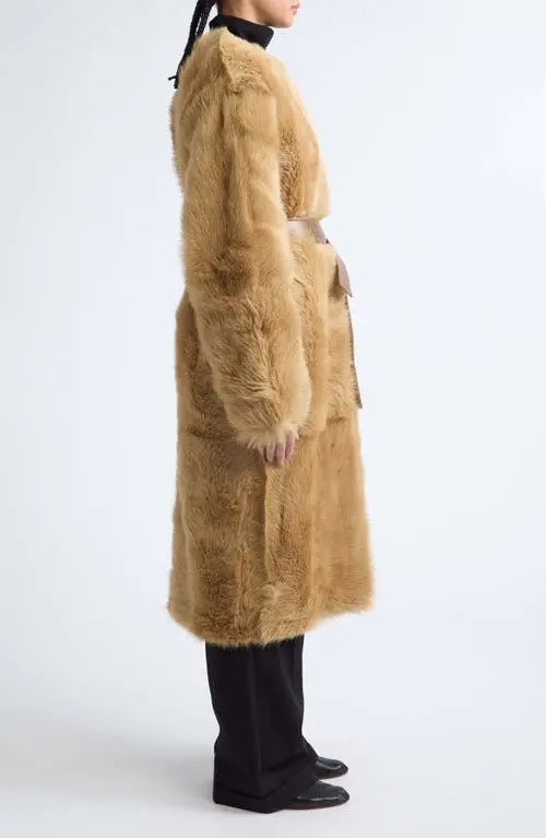 FFORME Demi Genuine Shearling Coat