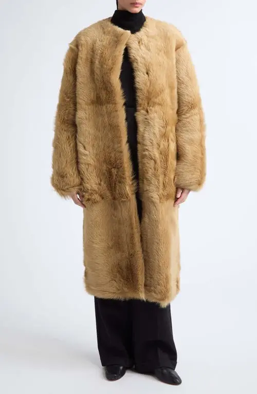 FFORME Demi Genuine Shearling Coat