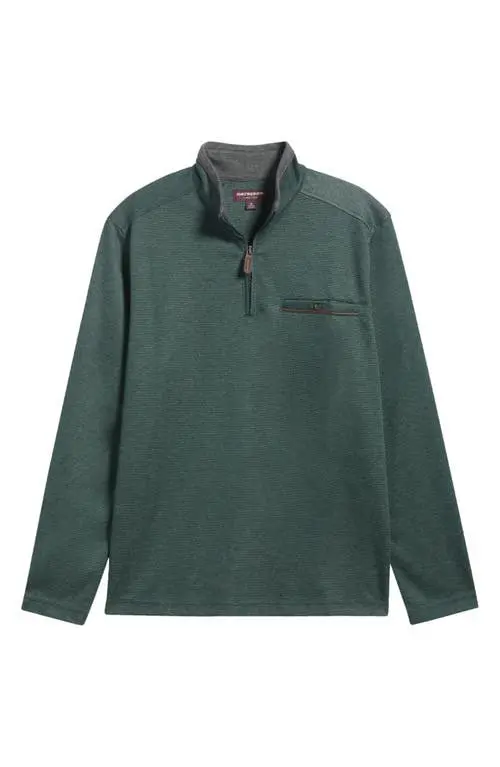 Johnston & Murphy Merritt Piqué Quarter Zip Pullover